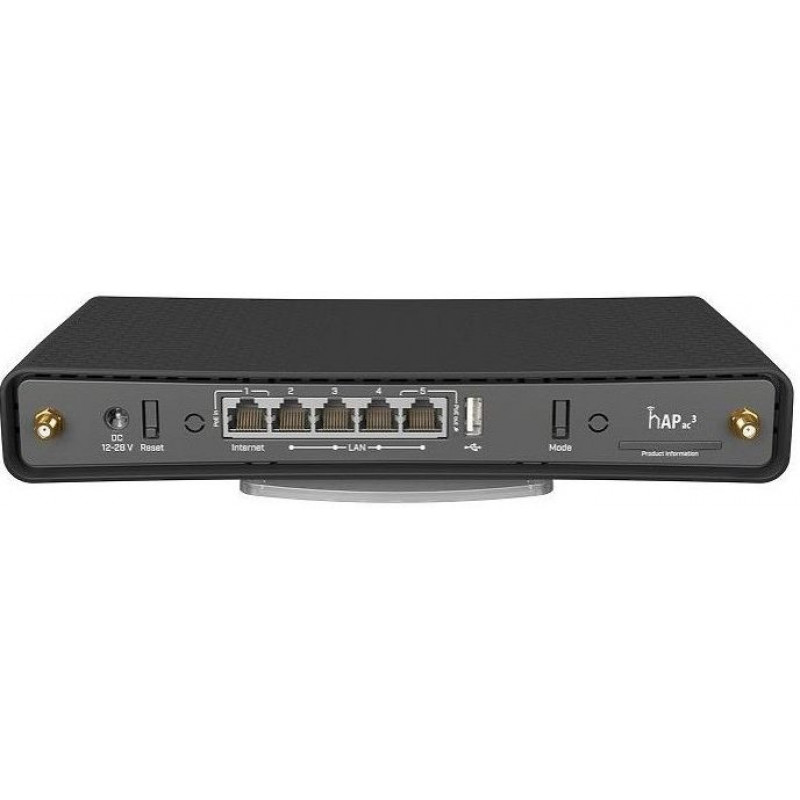 Купить Роутер беспроводной MikroTik hAP ac3 (RBD53IG-5HACD2HND) AC1200 ...